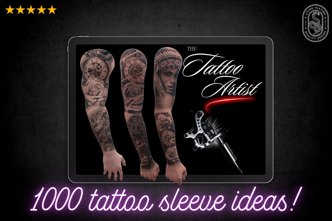 1000+ Tattoo Sleeve Ideas: Procreate Brush Stamps (digital Download) - Etsy