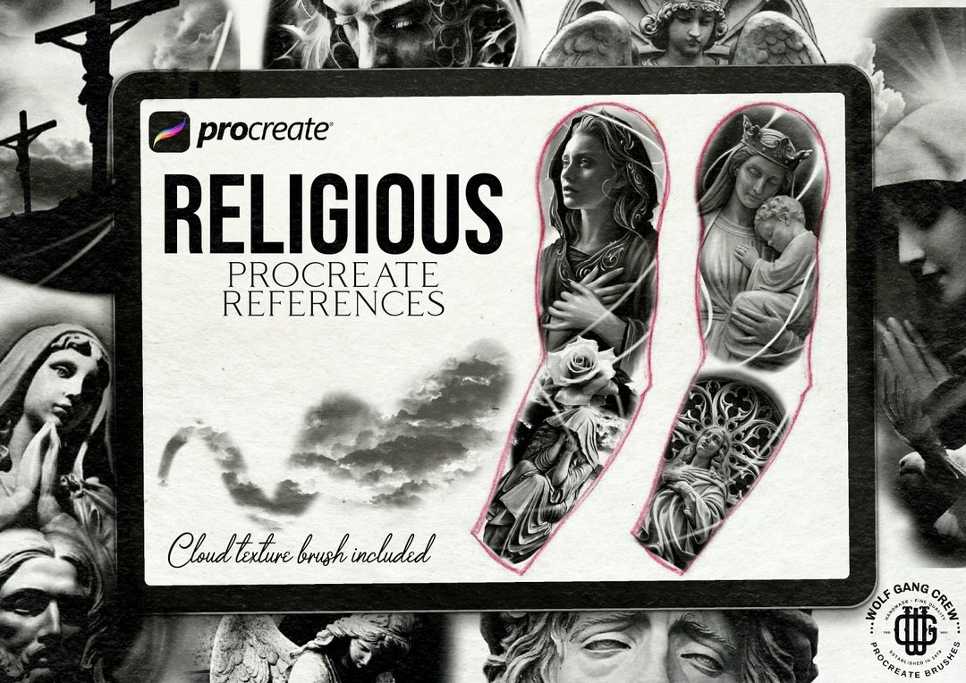 Procreate ~ the Religious Folder ~ - Etsy