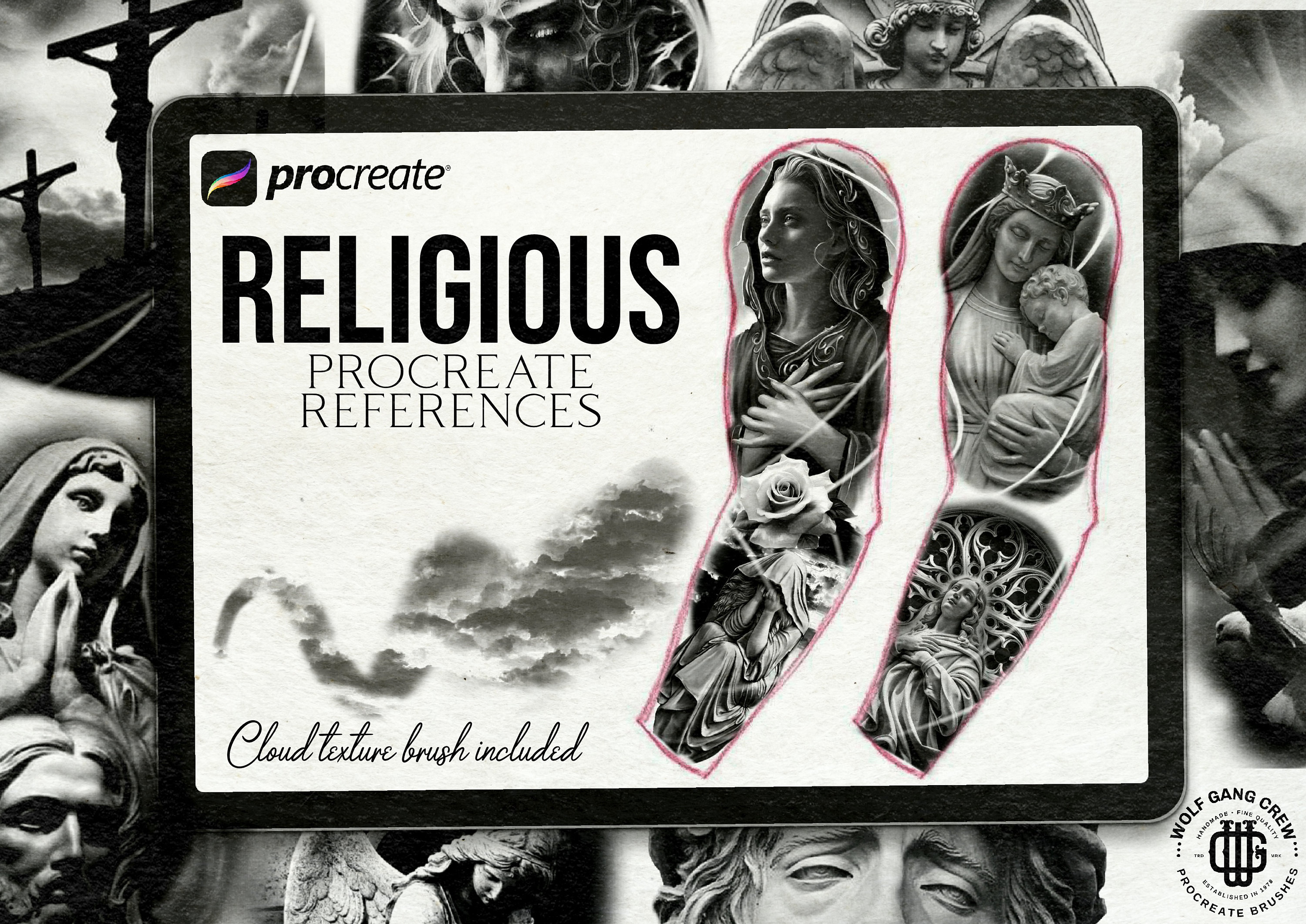 Procreate ~ the Religious Folder ~ - Etsy