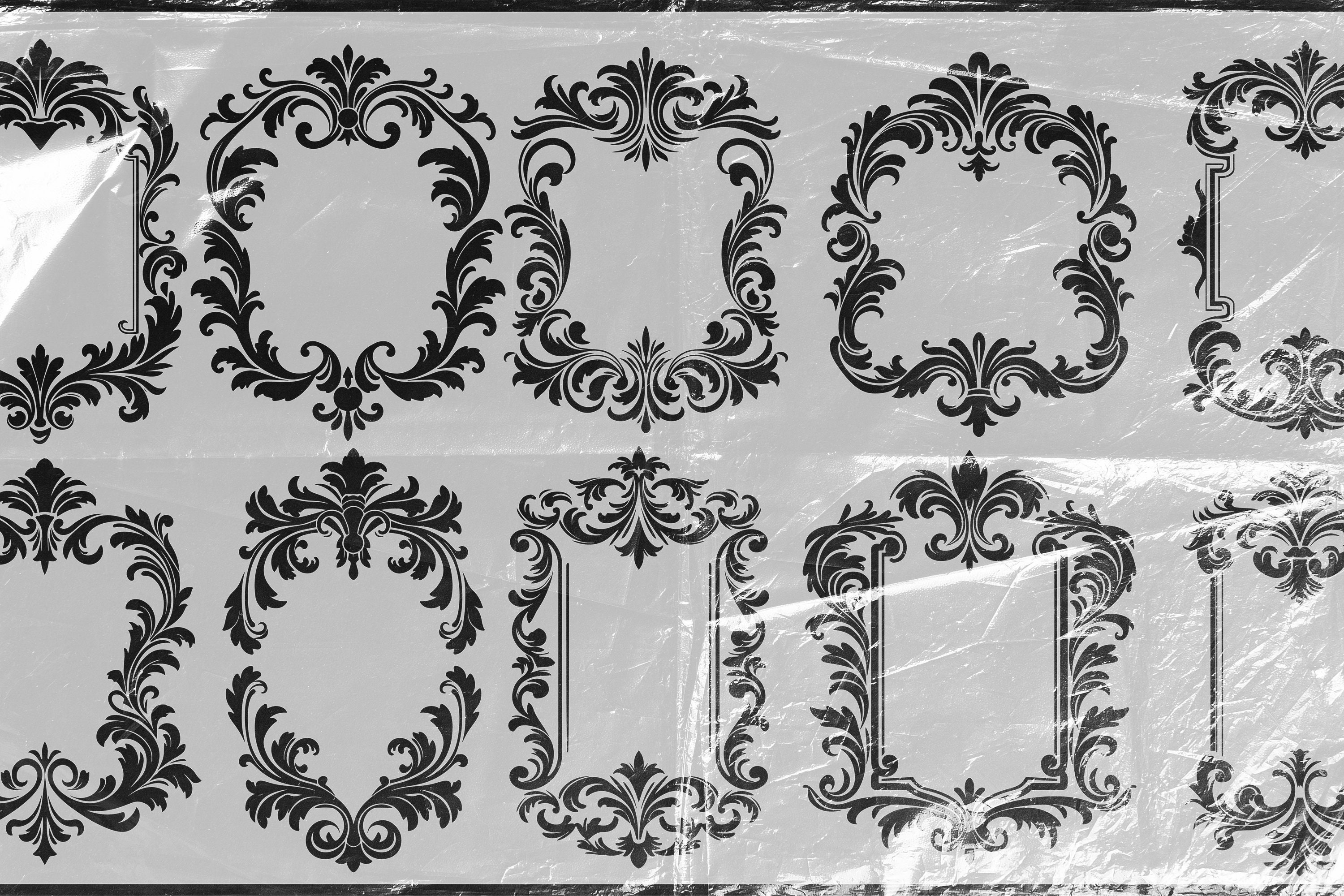 Acanthus Design Bundle, Vector / Custom Designs - Etsy