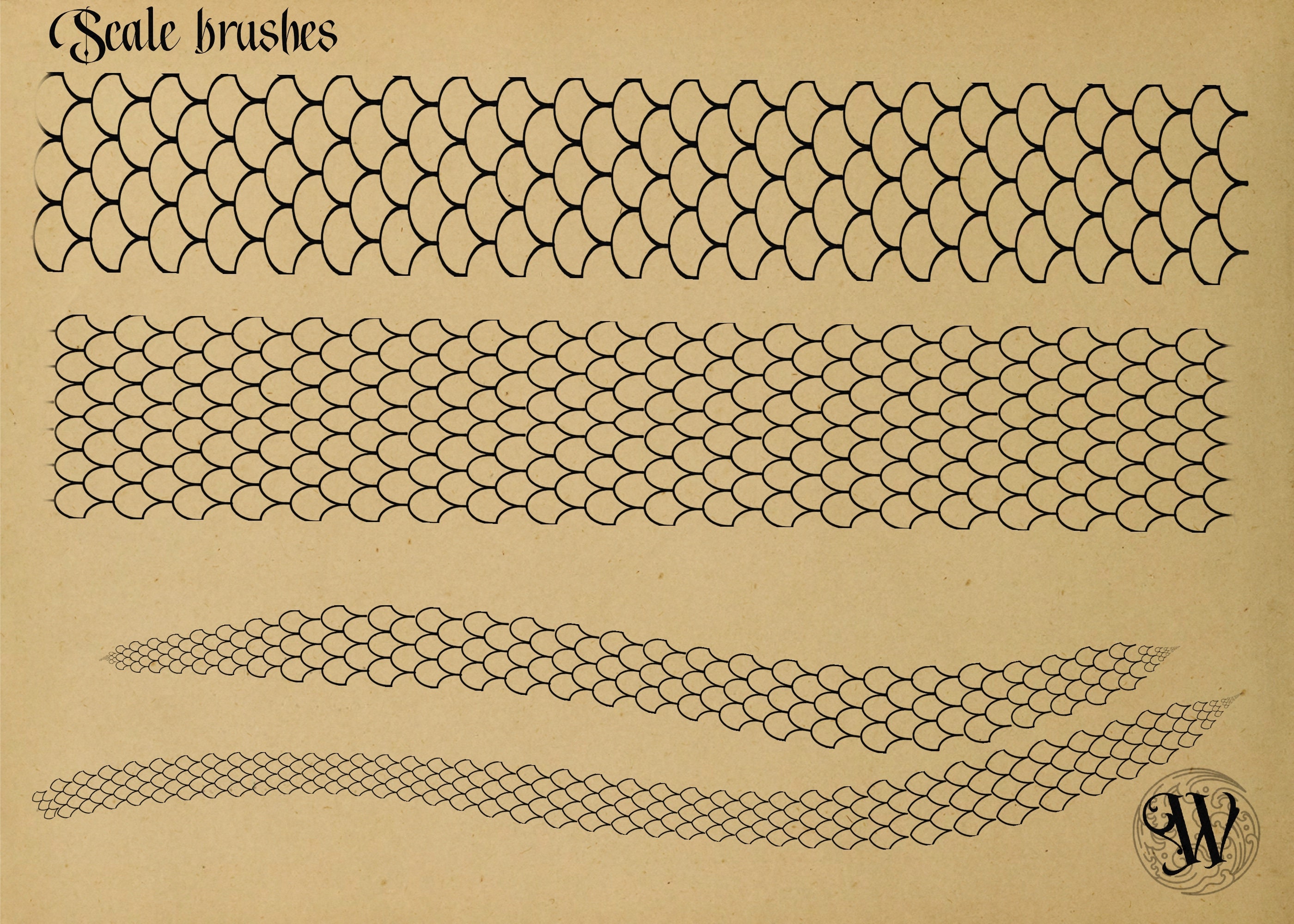 Procreate / Furry, Fuzzy & Scale Brushes - Etsy