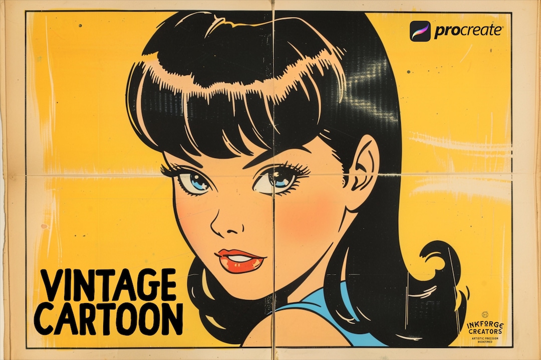 Procreate ~ Vintage Cartoon ~ - Etsy