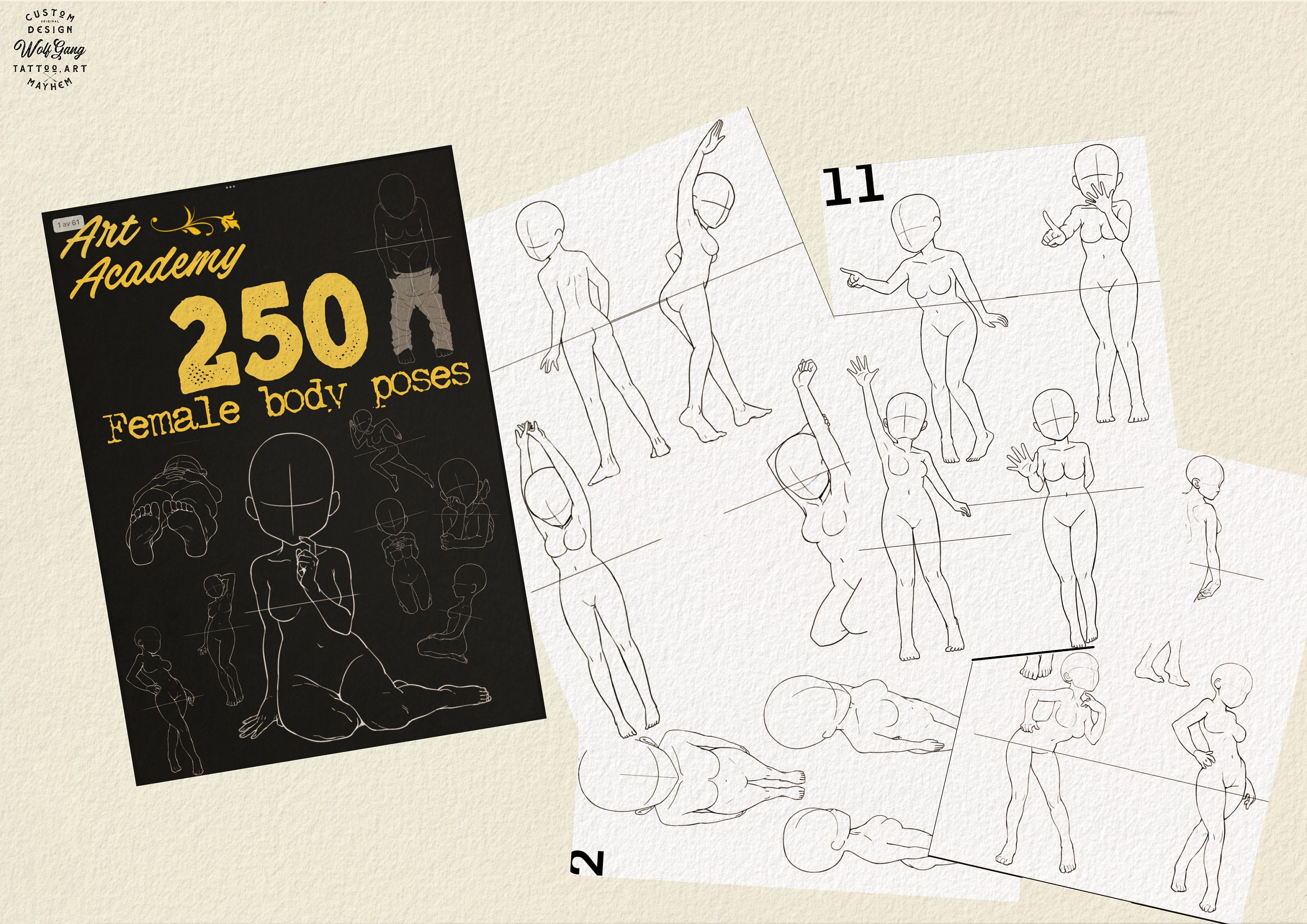 Anime Poses PDF / E-book Vol.1 & Vol.2 (Instant Download) - Etsy