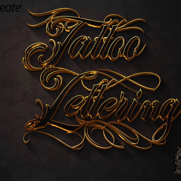 Tattoo Lettering - Etsy