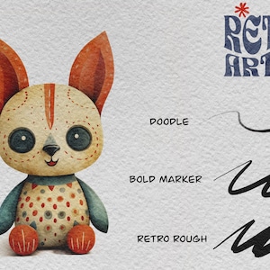 Procreate ~ the Retro Artist ~ Procreate Brush Bundle - Etsy