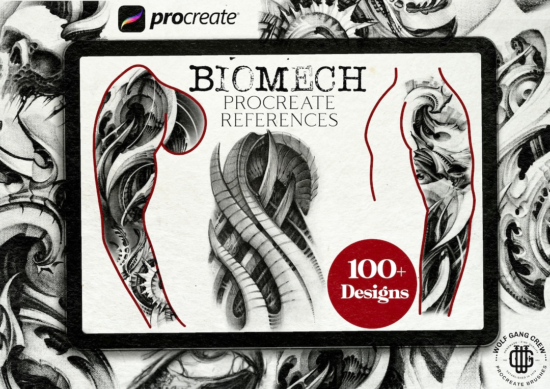 Procreate ~ the Biomech Folder ~ - Etsy