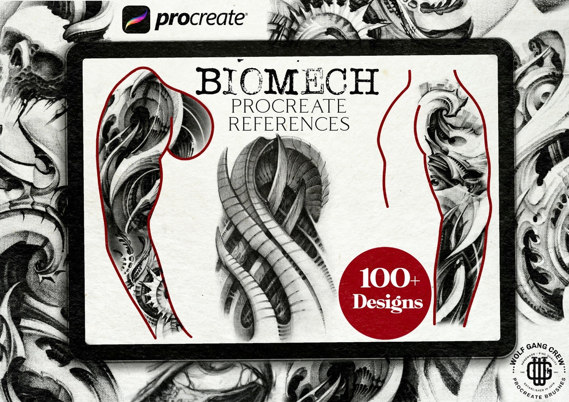 Procreate the Biomech Folder - Etsy