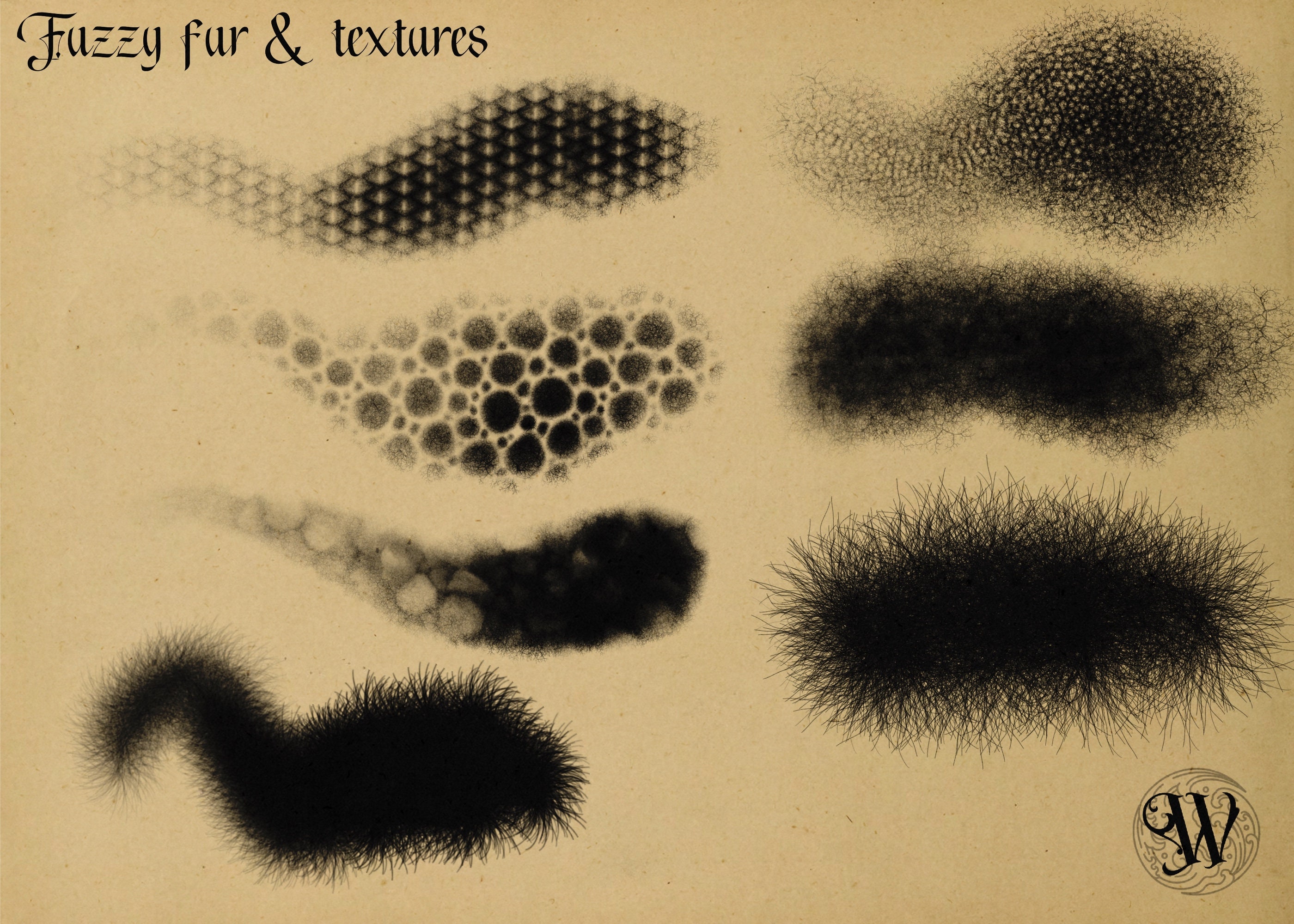 Procreate / Furry, Fuzzy & Scale Brushes - Etsy