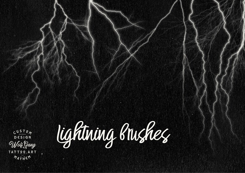 Procreate Lightning Brushes - Etsy