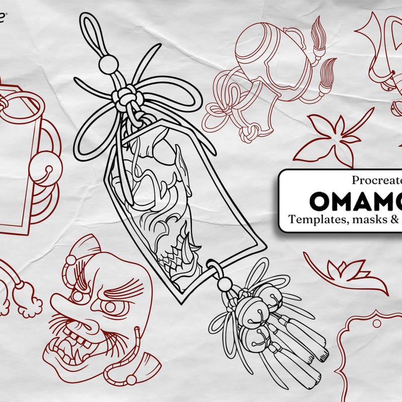 Japanese Omamori Design - Etsy