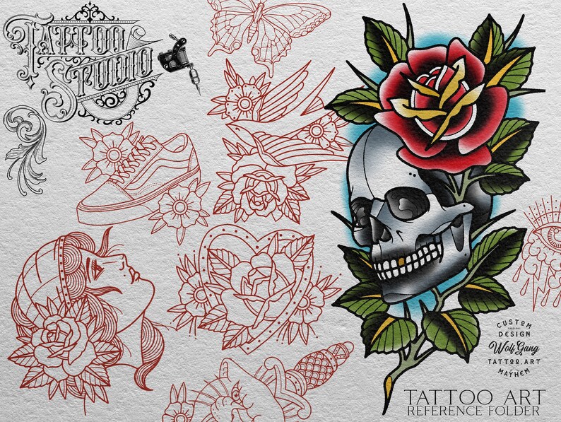 Procreate / the Tattoo Artist Kit - Etsy