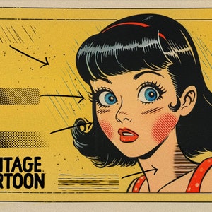 Procreate ~ Vintage Cartoon ~ - Etsy