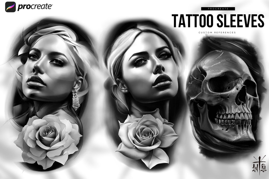 Procreate / 50 Sleeve Ideas, 100% Custom Made Art - Etsy