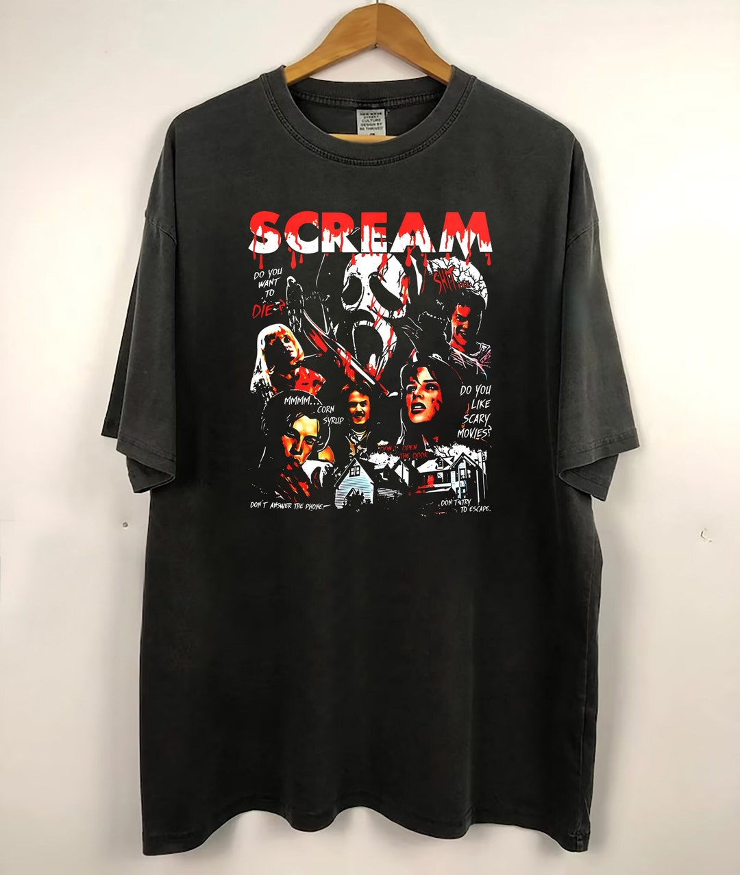 Scream Vintage Halloween Shirt, Scary Movie Shirt, Scream Movie Shirt ...