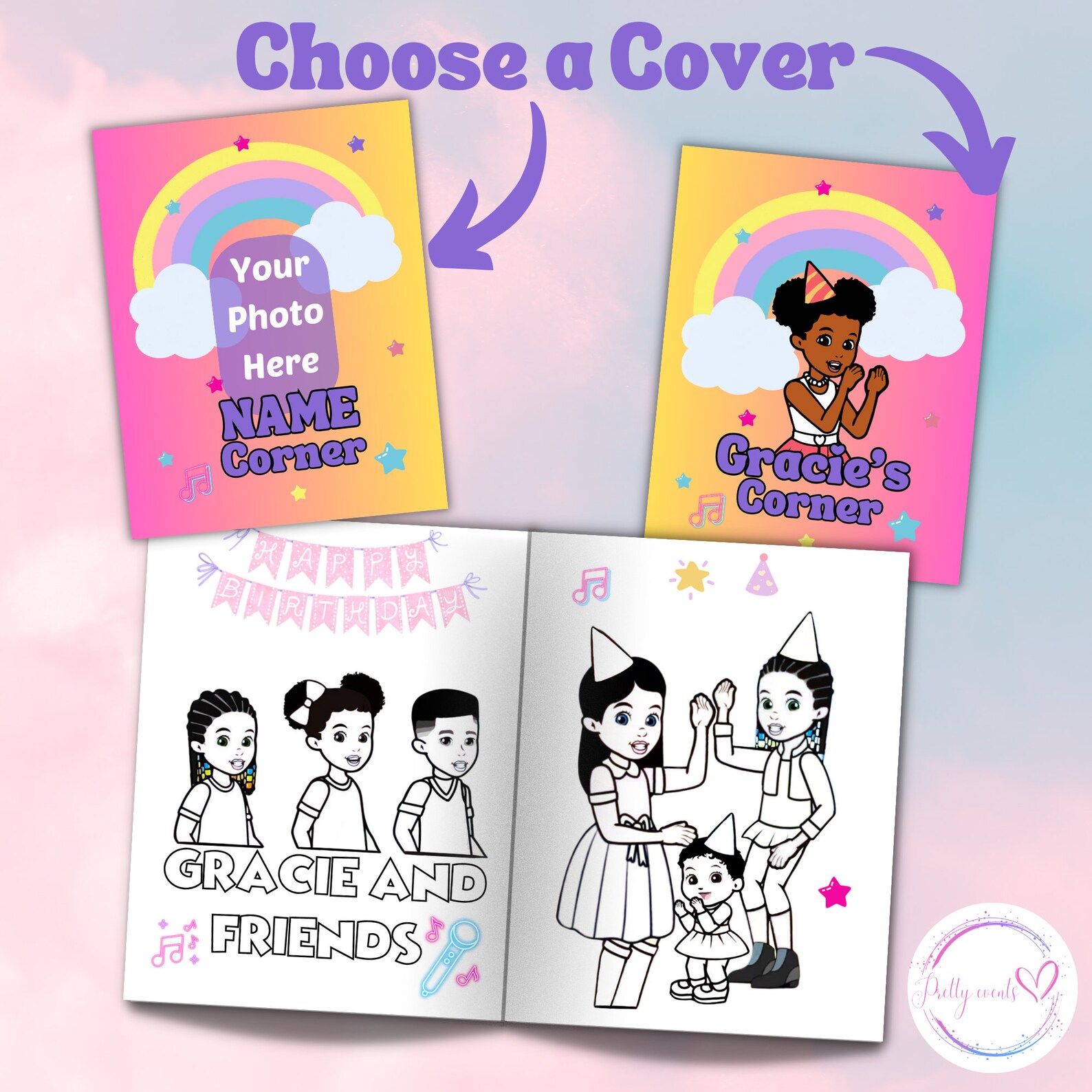 DIGITAL DOWNLOAD Gracie's Corner Activity Booklet Option to Customize ...