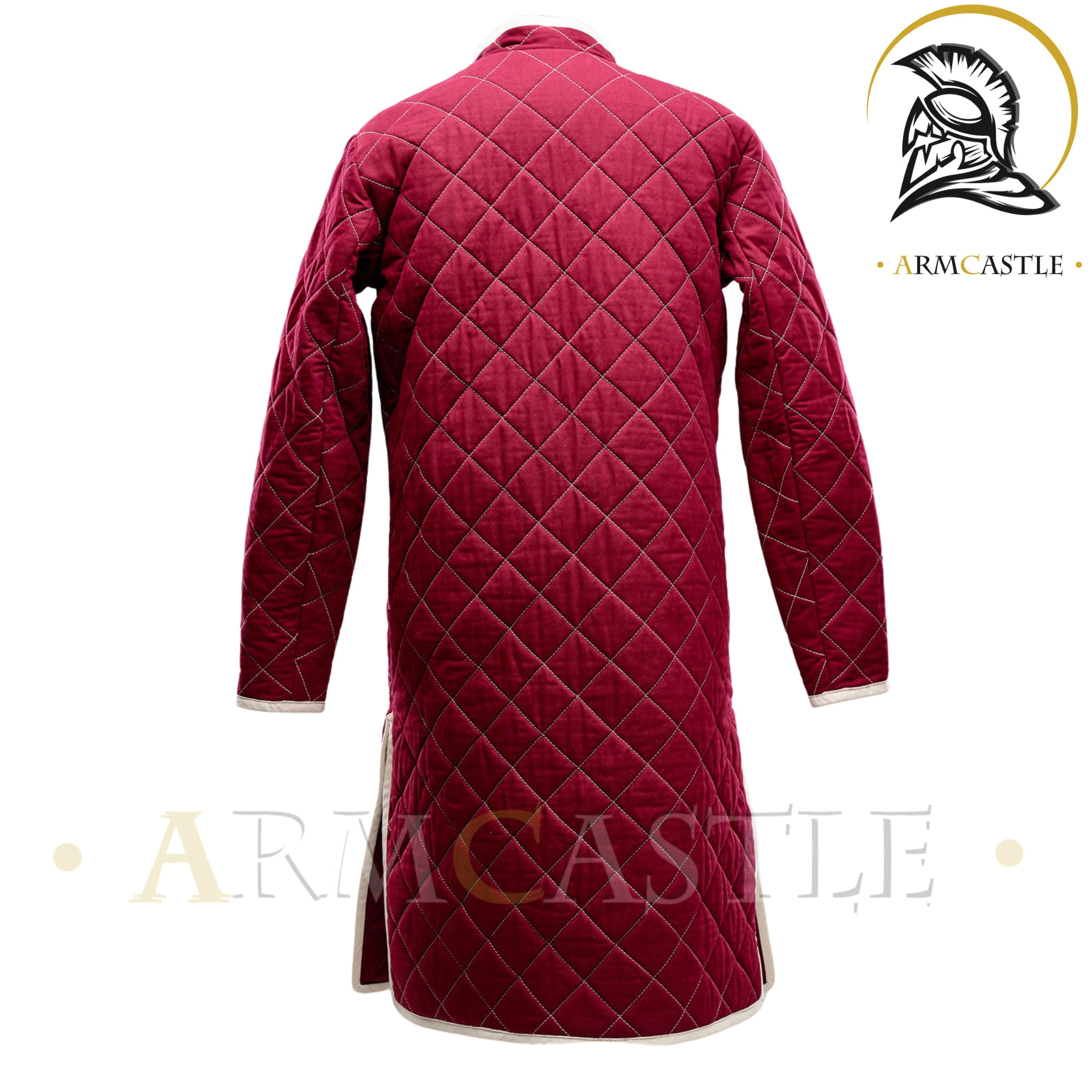 Medieval Viking Witcher Gambeson Crossed Quilted Costume Thick Padded ...