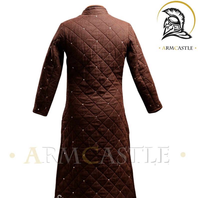 Medieval Viking Witcher Gambeson Crossed Quilted Costume Thick Padded ...