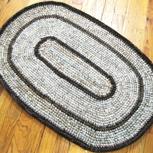 Oval Rag Rug - Etsy