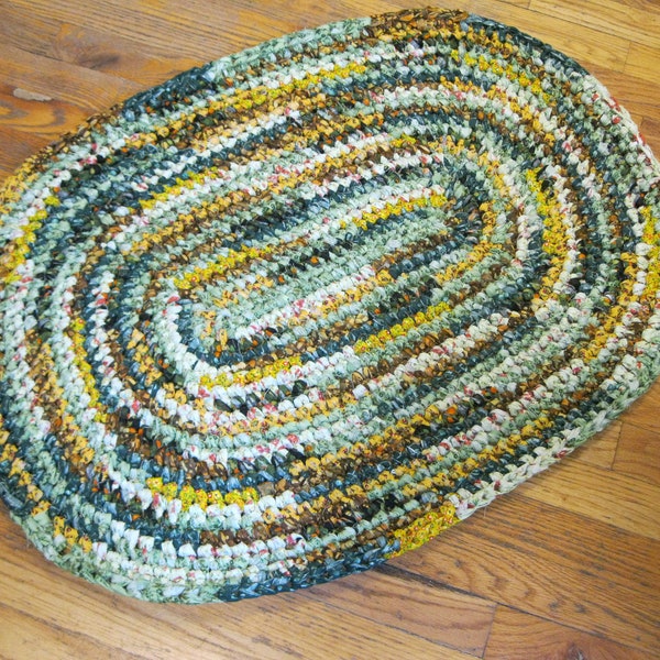 Oval Rag Rug - Etsy