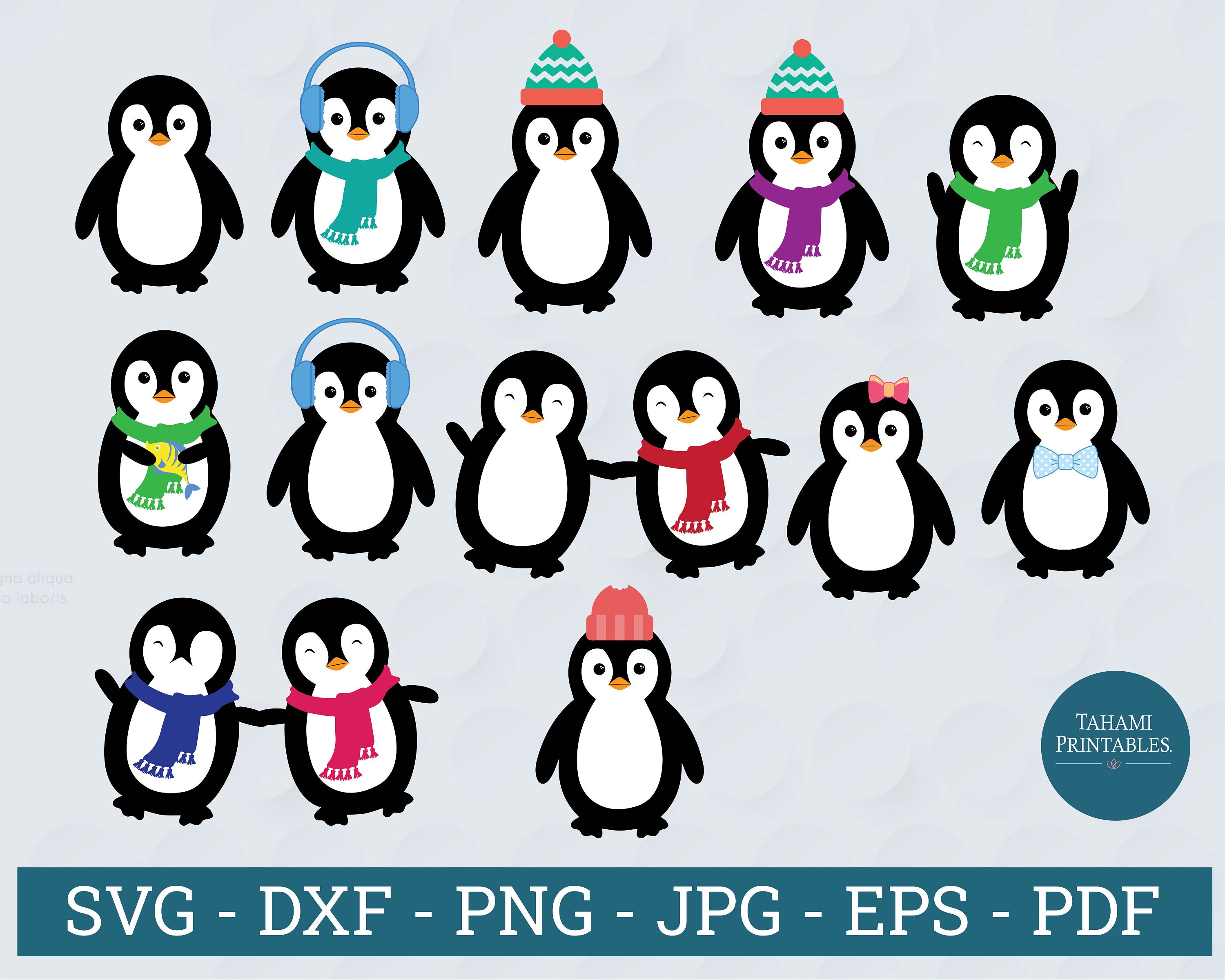 Penguin Svg, Penguin Svg Baby, Penguin Clipart, Penguin Outline Svg ...
