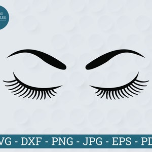 Lashes Svg, Eyelashes Svg, Eyelash Svg, Eye Lashes Svg, Eyebrow Svg ...