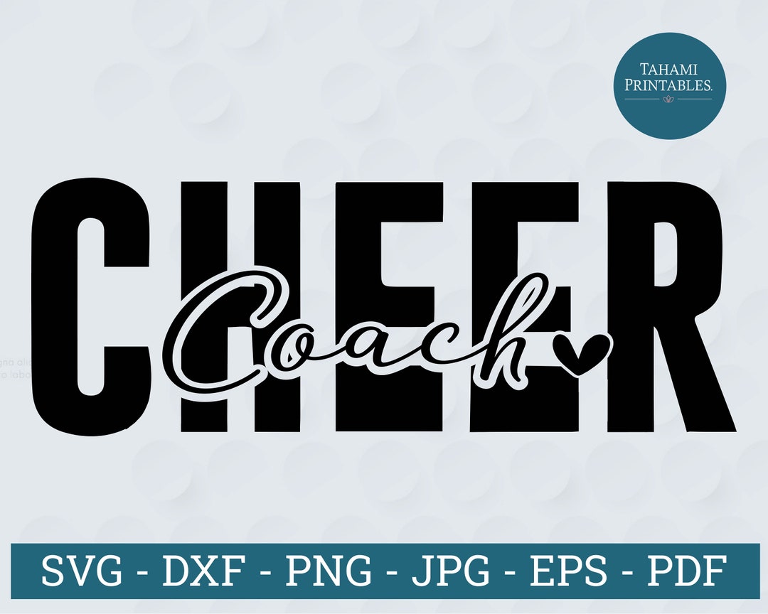 Cheer Coach Svg, Cheer Coach Png, Cheer Coach, Cheer Coach Frame, Cheer ...