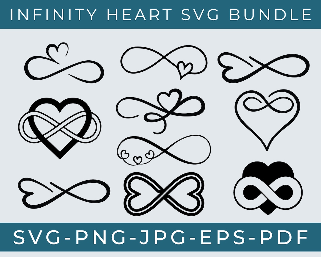 Infinity Svg, Infinity Heart Svg, Infinity Symbol Svg, Love Infinity ...