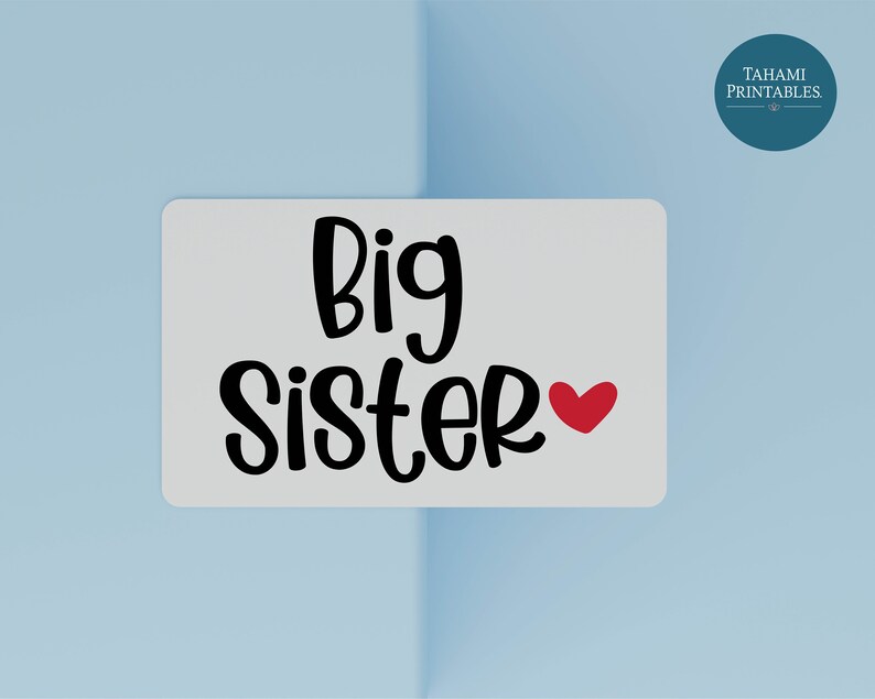 Big Sister Svg Big Sister Iron On Big Sis Svg Big Sister - Etsy