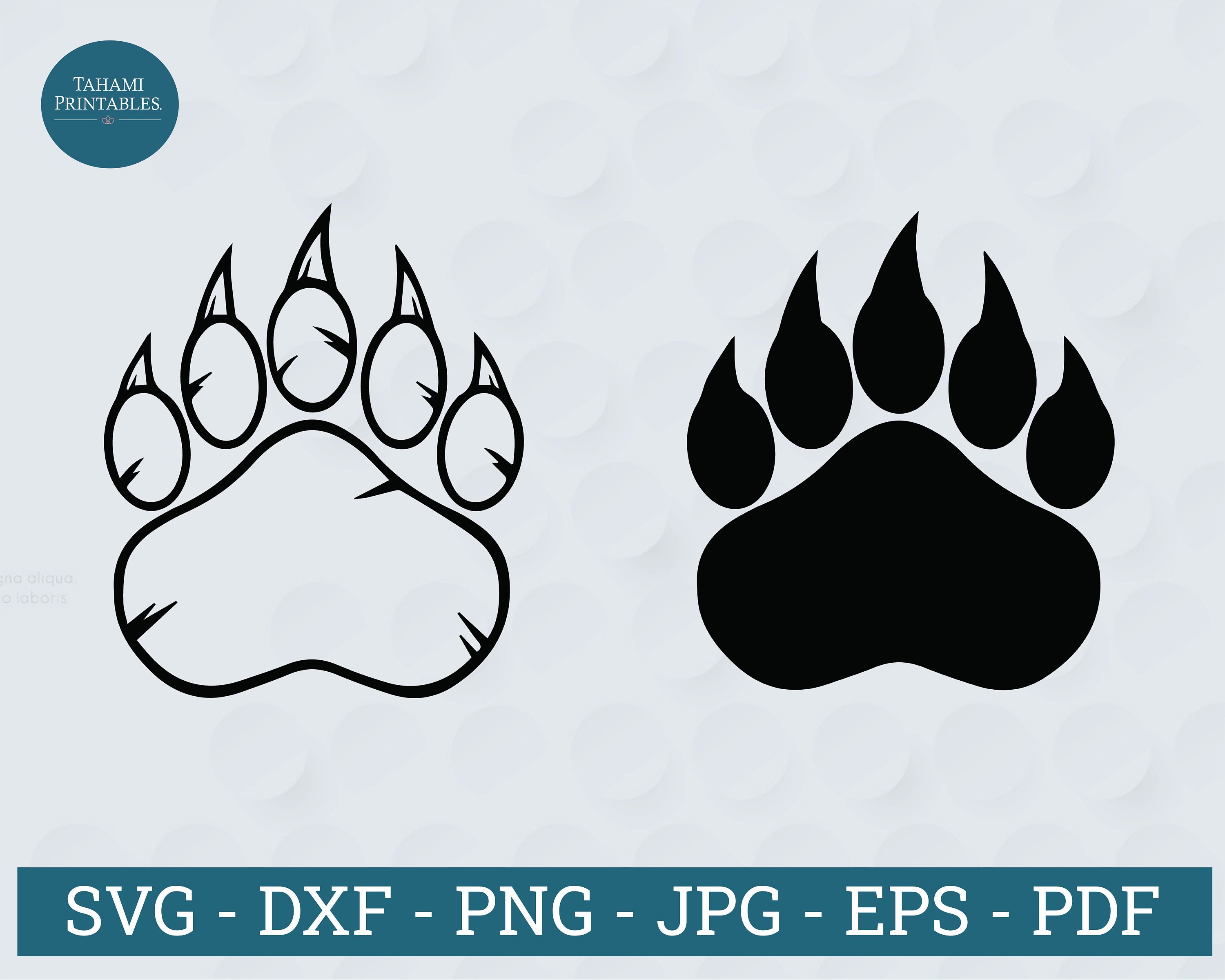 Bear Paw Svg Mama Bear Paw Cat Paw Svg Bear Claw Bear Paw - Etsy
