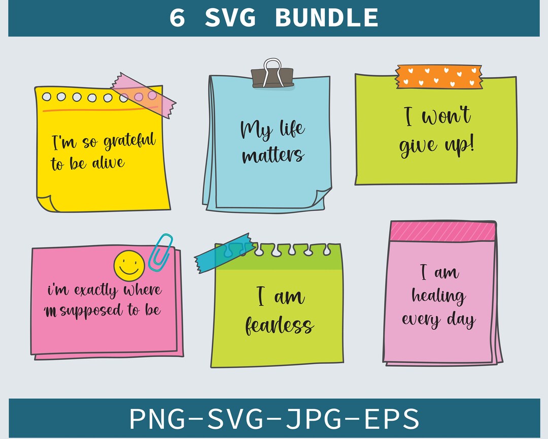 Kindness Cards Printable Positive Affirmation Note Cards Words of ...
