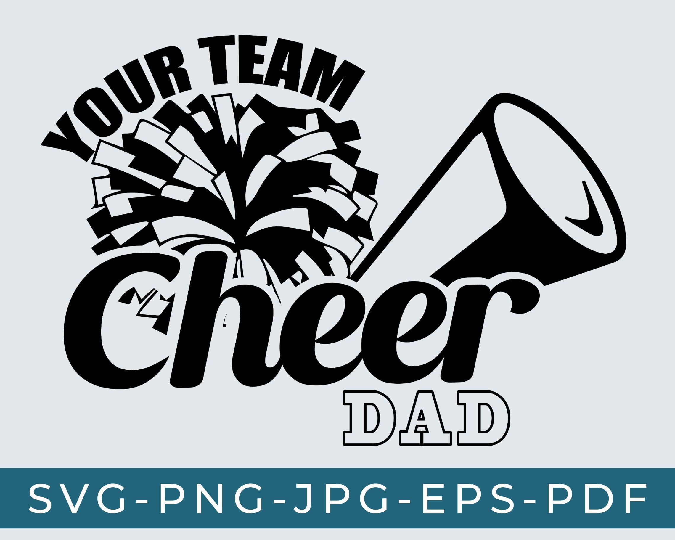 Cheer Dad Svg, Cheer Dad, Cheer Dad Png, Cheer Dad Shirt, Cheerdad Svg ...