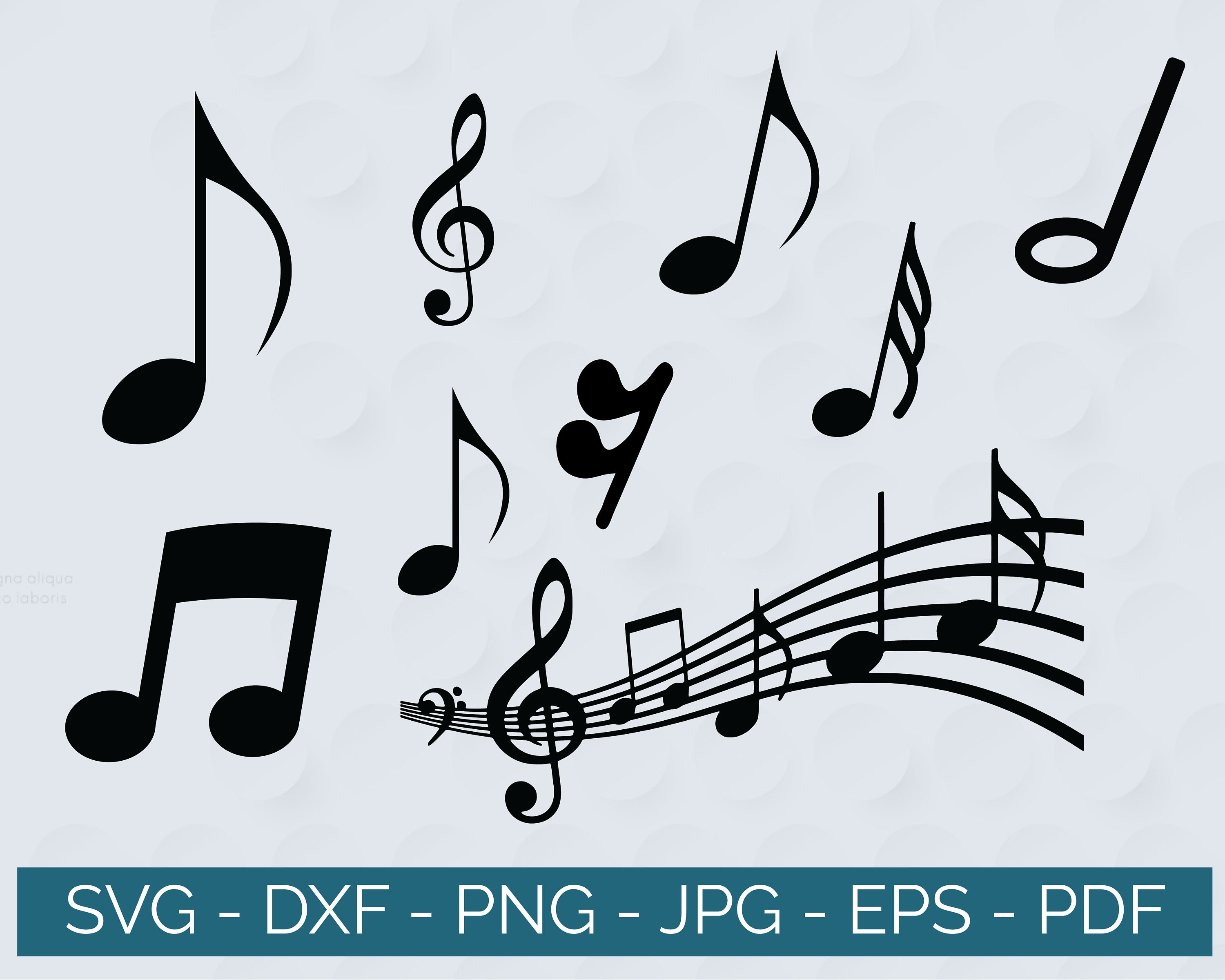Notas musicales svg, Notas musicales svg, Profesor de música svg, Coro ...