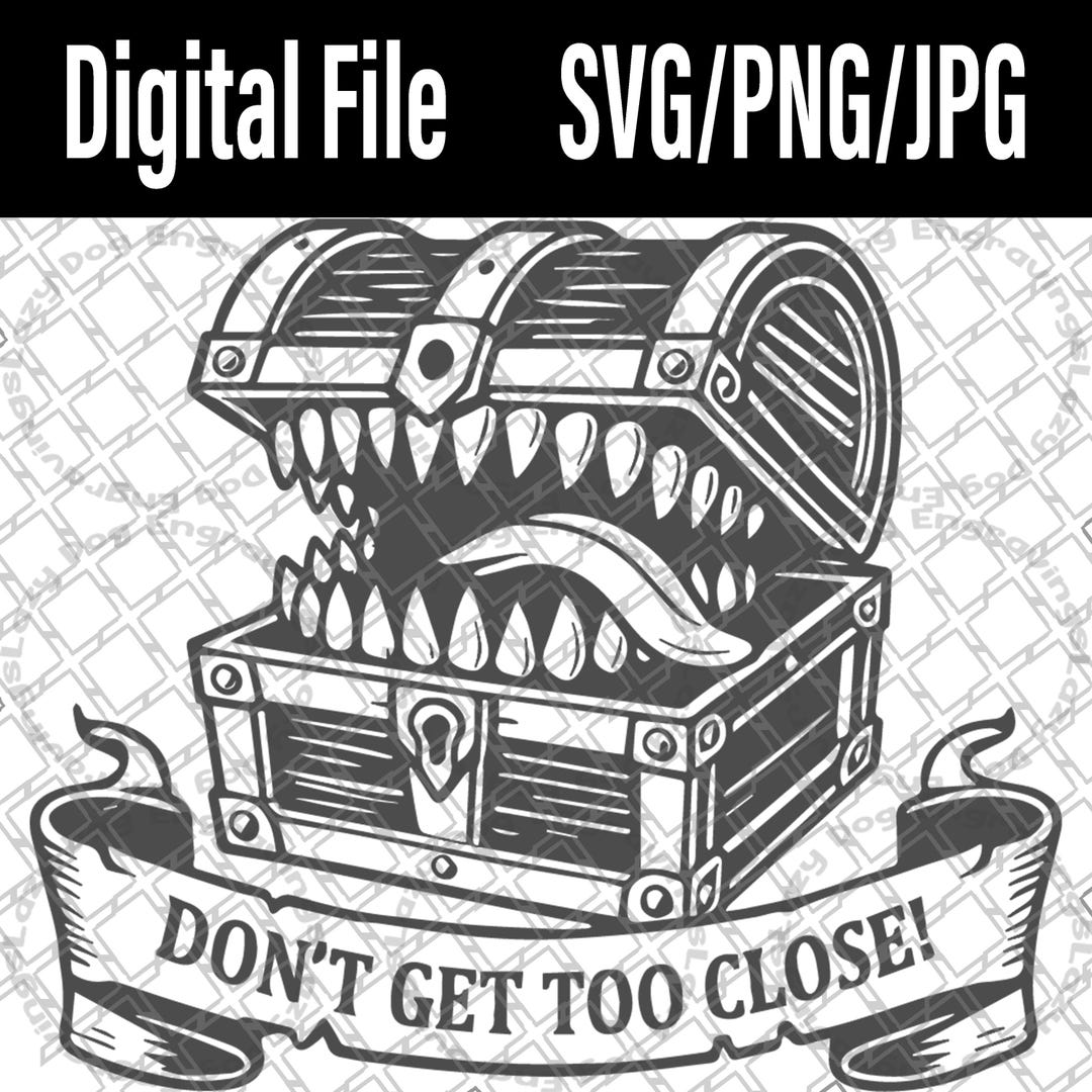 Dnd Svg, the Mimic Chest Trap Svg, Dice Dnd, Cricut,svg,png,jpg ...