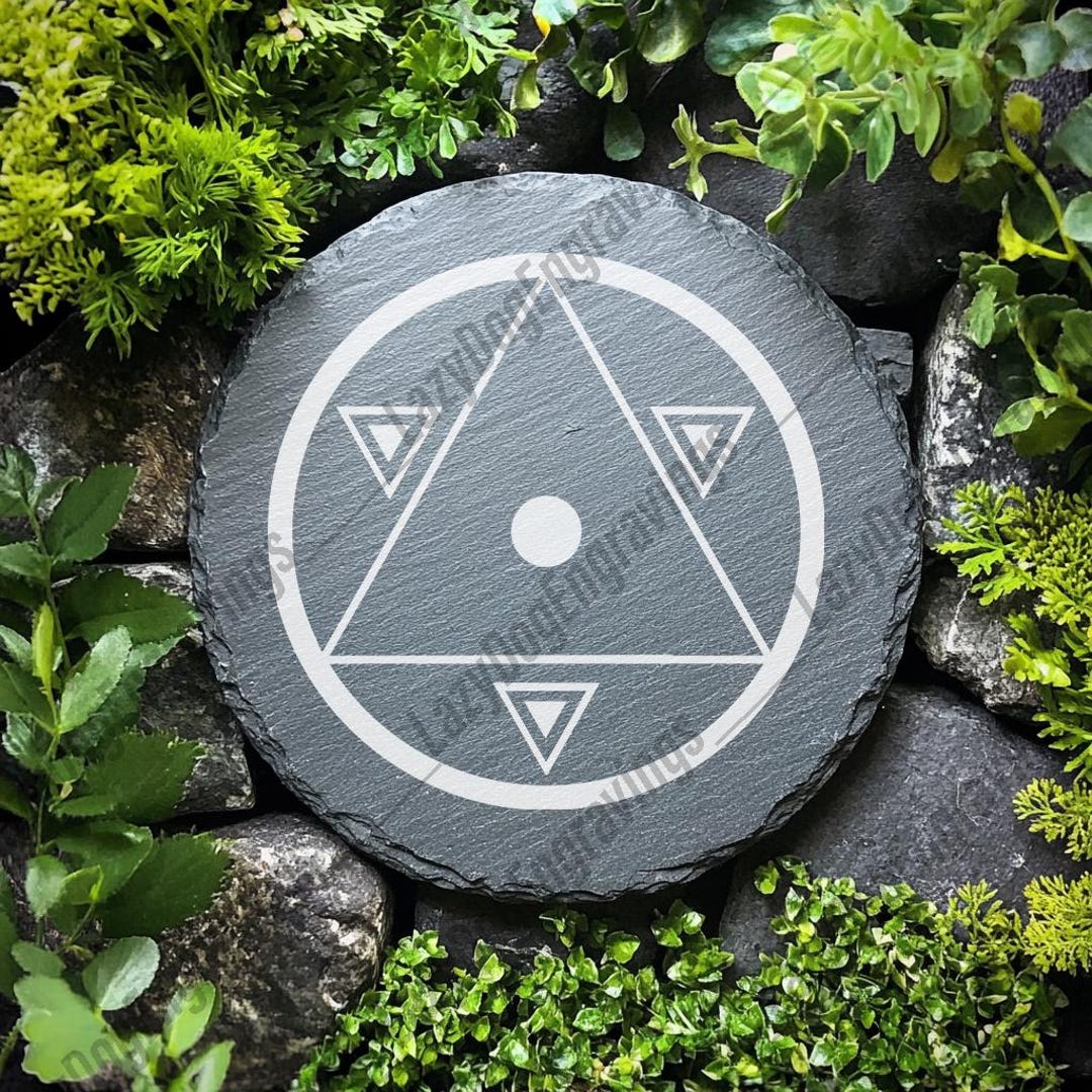 Enigma Corporation Logo Slate Coasters: Custom Engraved Set - Etsy