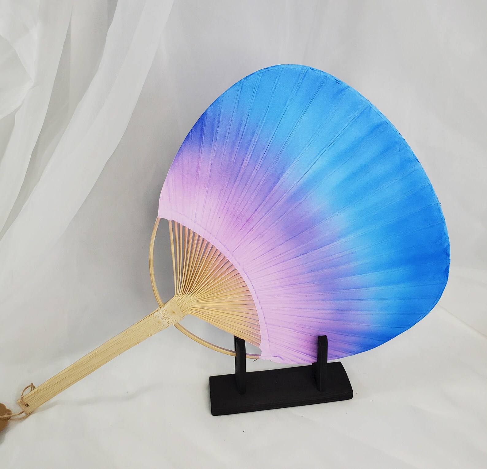 Hydrangea 2, Paddle / Uchiwa Hand Fan for Surviving Cosplay, LARP ...