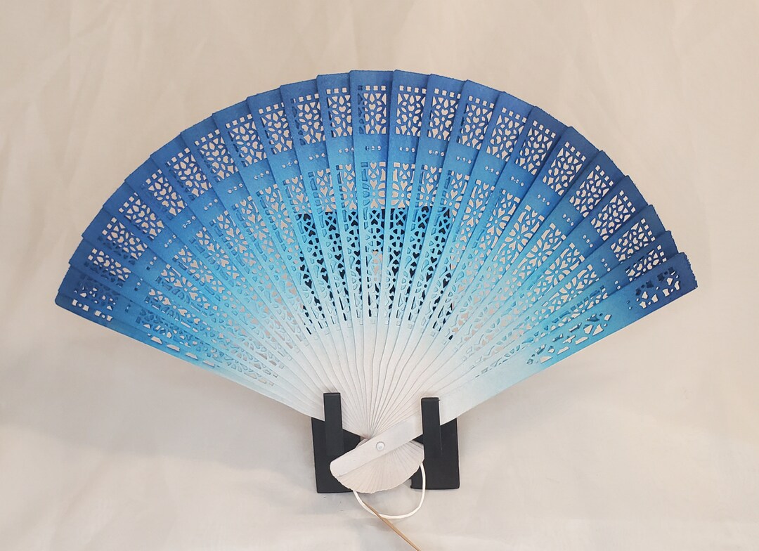 Celestial Magic 2 Sandalwood Hand Fan for Cosplay, LARP, Beach, Wedding ...