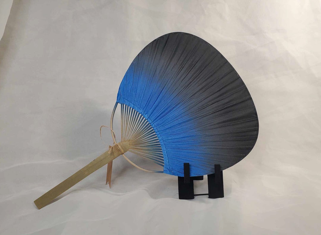 Azure Smoke 2.0, Paddle / Uchiwa Fan, for Cosplay, LARP, Wedding, Beach ...