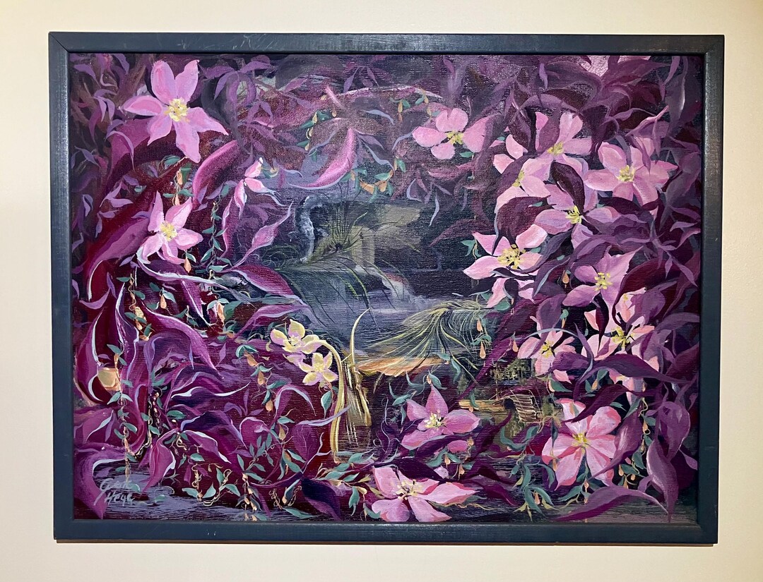 Gene Hege Original Painting~circa 1980s - Etsy
