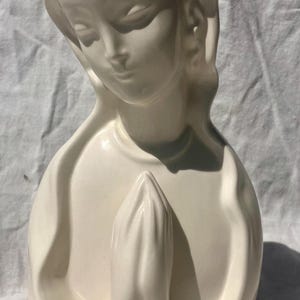1960s Handmade Ceramic Mary |blessed Mother| Virgin Mary - Etsy
