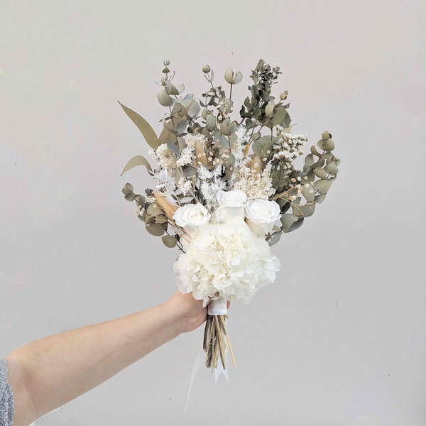 Dried White Roses - Etsy