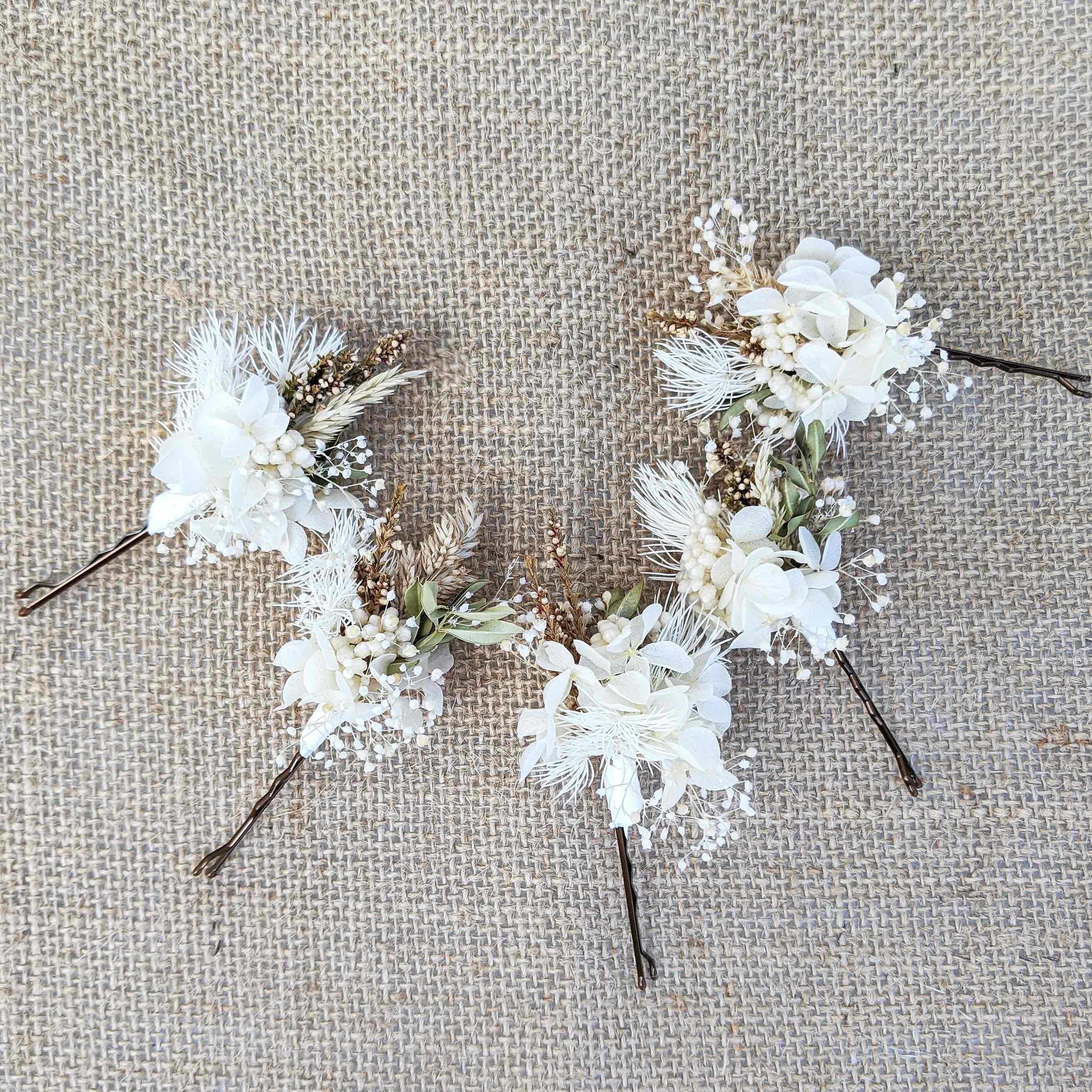 Flower Pins Wedding Bride Flower Hair Pins Clip Baby Shower Flower ...