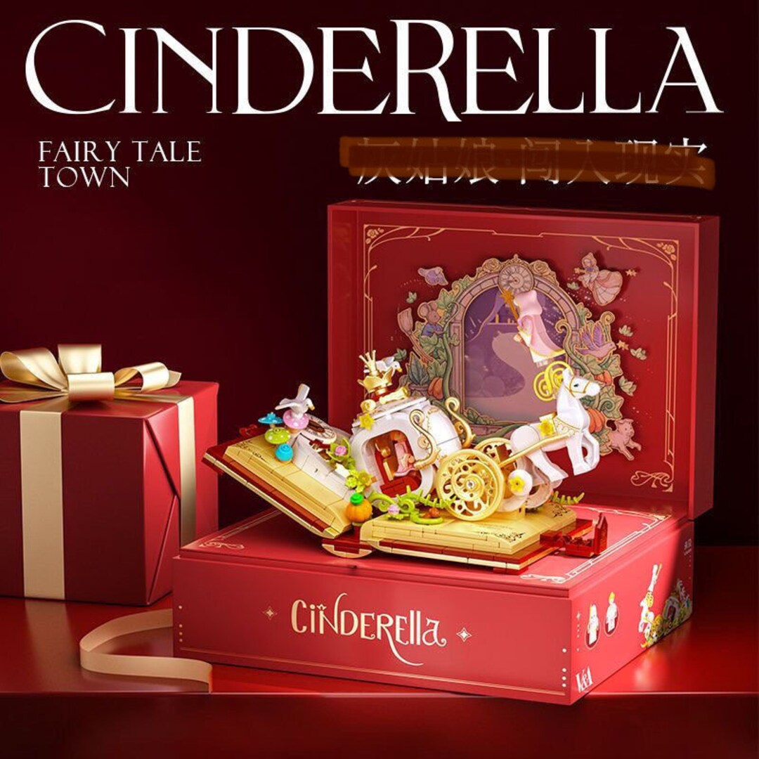 Cinderella Building Block Book, DIY Kit - Etsy