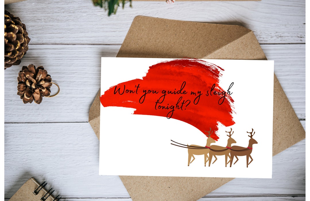 Christmas Pun Card Printable / Printable PDF Christmas Card / Digital ...