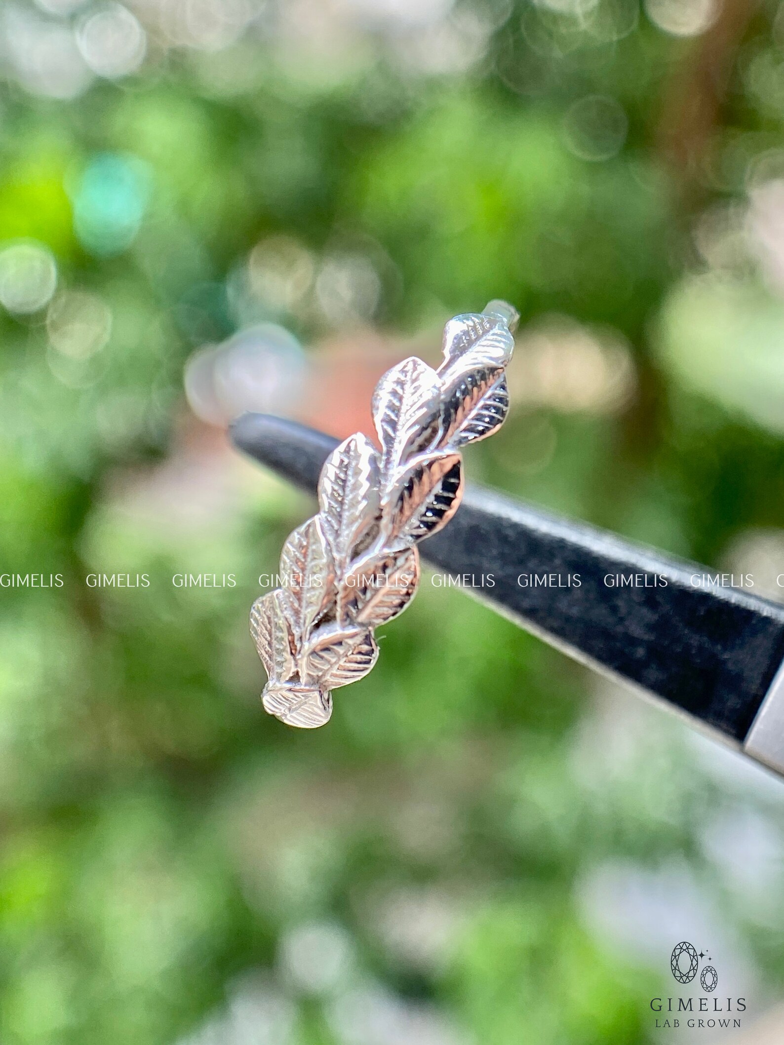 Leaf Engraved Ring, Nature Inspired Wedding Ring,organic Wedding ...