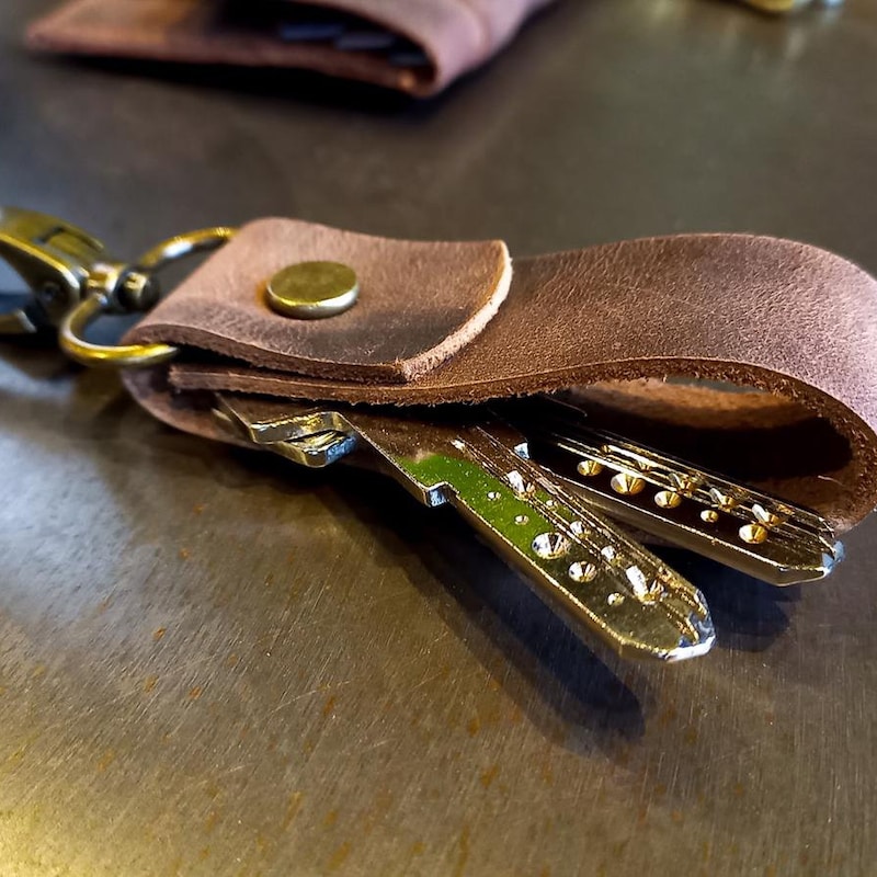 Leather Key Strap - Etsy