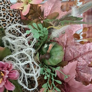 Pretty in Pink Fall Wreath - Etsy
