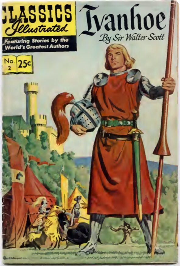 Ivanhoe (classics Illustrated No. 2) Vintage Comic PDF - Etsy