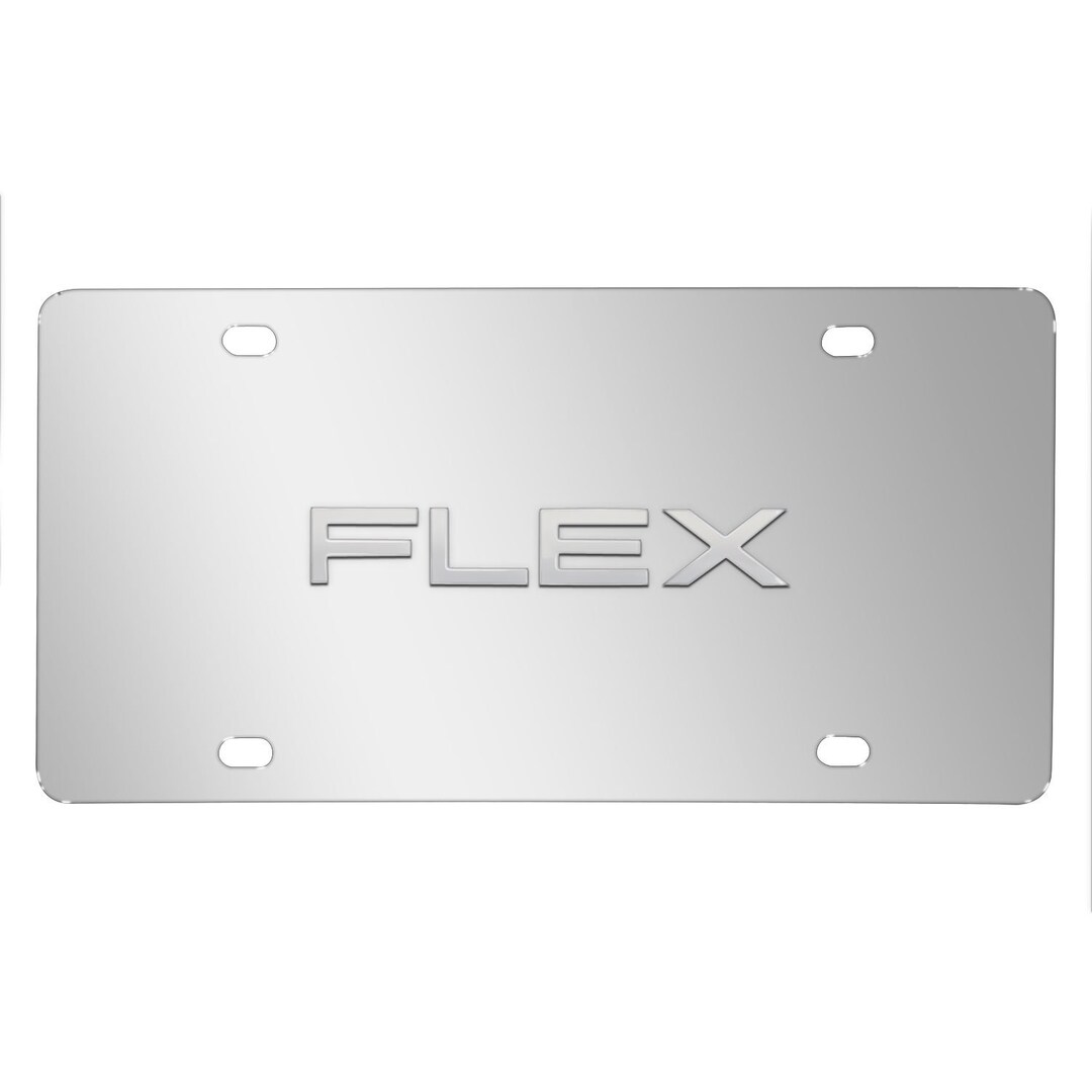 Ipick Image Made for Ford Flex 3D Nameplate Mirror Chrome Stainless ...