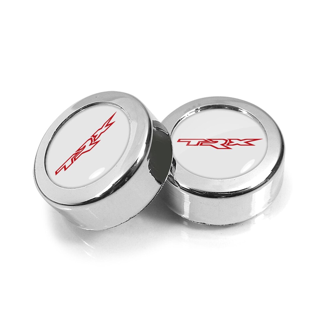 Ipick Image for RAM 1500 TRX Logo in White Dome Logo on Chrome Two ABS ...