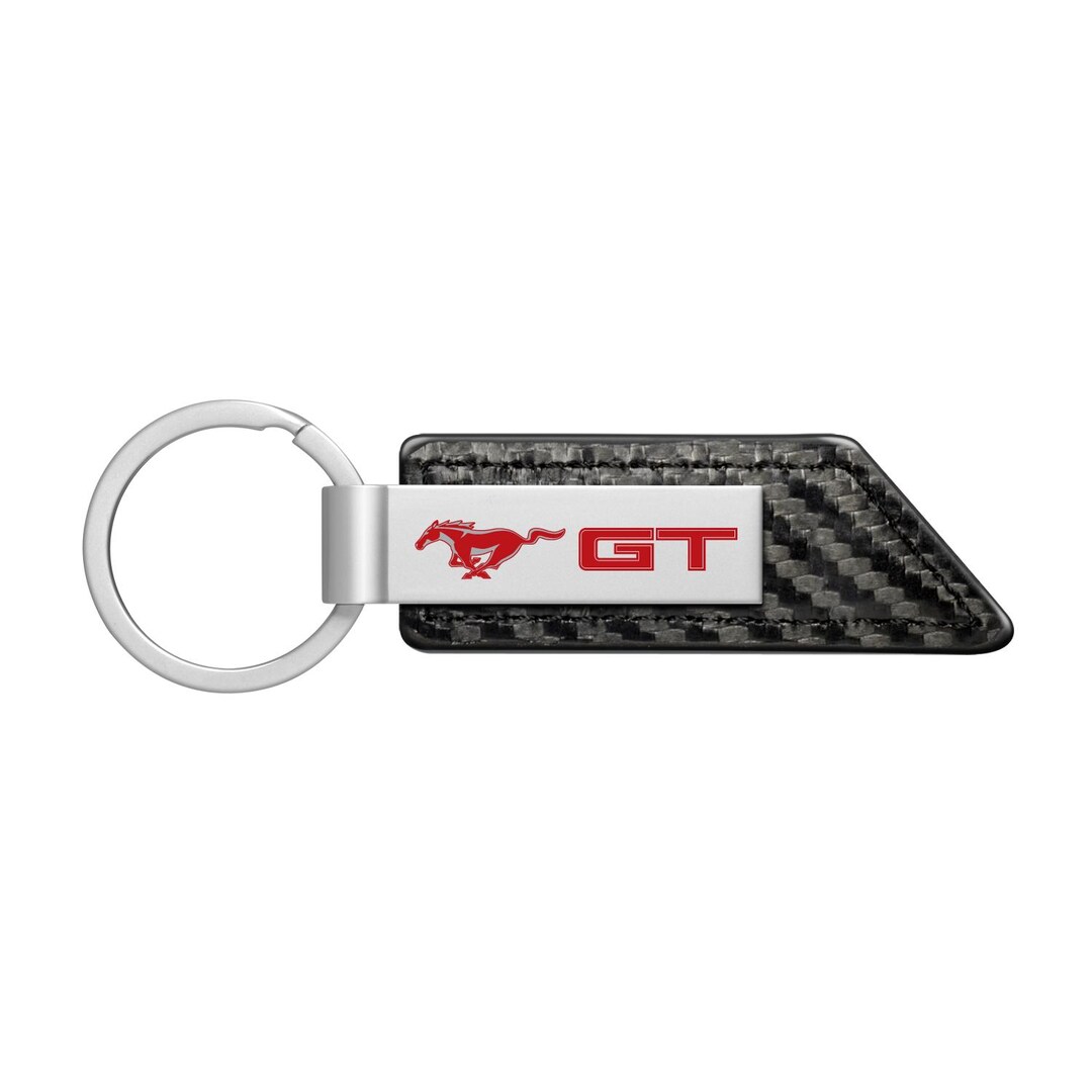 Ipick Image for Ford Mustang GT in Red PU Leather Carbon Fiber Texture ...